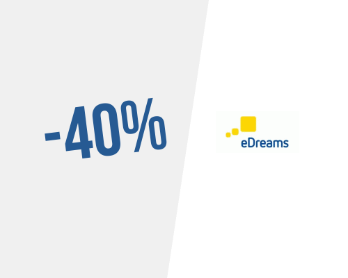 40% → Código promocional eDreams en mayo 2021