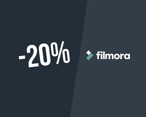 20% Código descuento Filmora en abril 2022